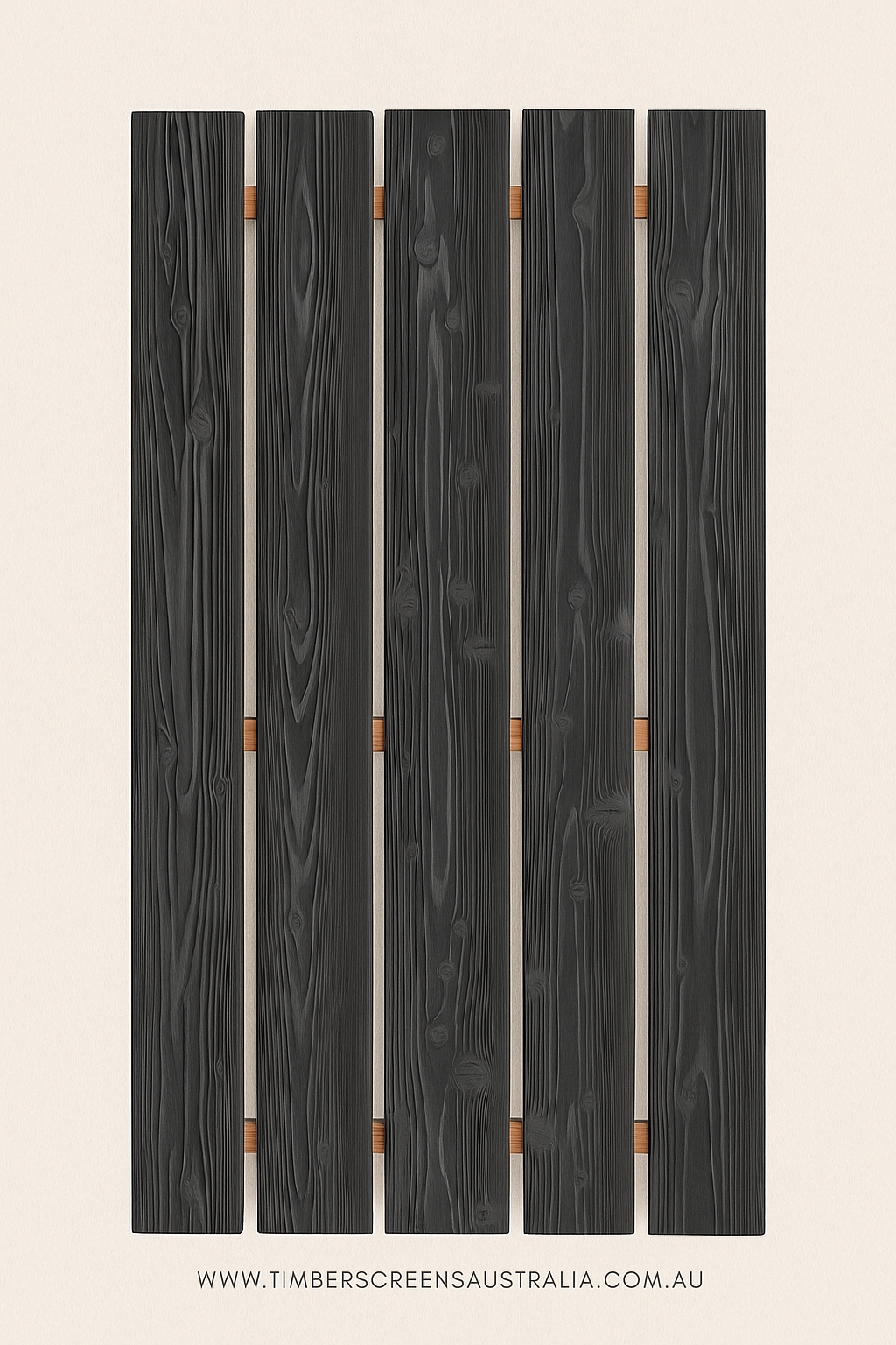 Shou Sugi Ban Charred Timber Screen – Sugi (Japanese Cedar) – Kosny