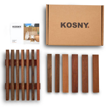 Timber Screens Sample Pack | Merbau Screen | Spotted Gum | Ironbark – Kosny